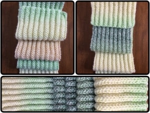 No Purl Ribbed Scarf | Through The Yarny Curtain